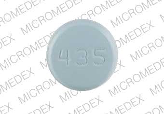 Pill Finder: M 435 Blue Round - Medicine.com