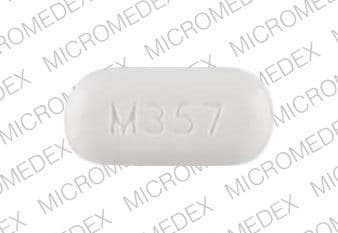 Pill Finder: M357 White Elliptical / Oval - Medicine.com