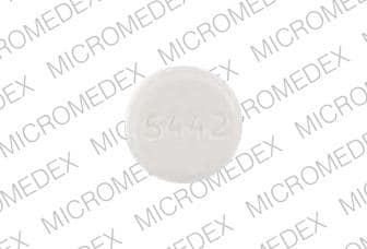 Pill Finder: 5442 DAN DAN White Round - Medicine.com