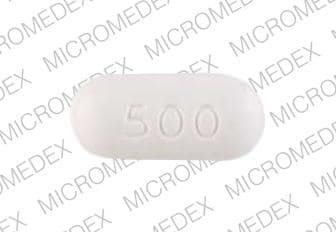 Pill Finder: IP 190 500 White Elliptical / Oval - Medicine.com