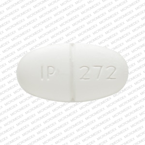 Pill Finder: IP 272 White Elliptical / Oval - Medicine.com