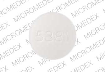Pill Finder: 5381 DAN DAN White Round - Medicine.com