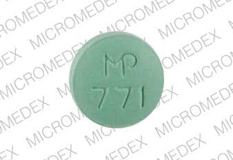 Pill Finder: MP 771 Green Round - Medicine.com