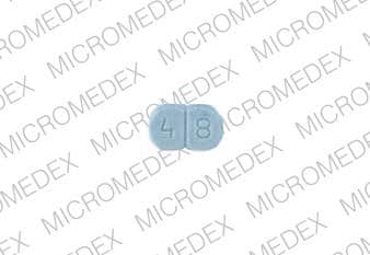 Pill Finder: 4 8 R B Blue Figure eight-shape - Medicine.com
