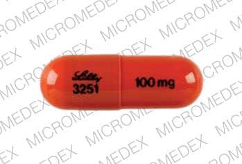 Pill Finder: LILLY 3251 100 mg Brown Capsule-shape - Medicine.com