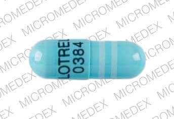 Pill Finder: LOTREL 0384 Blue Capsule-shape - Medicine.com