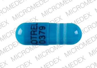 Pill Finder: LOTREL 0379 Blue Capsule-shape - Medicine.com