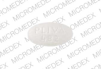 Pill Finder: PLIVA 482 White Elliptical / Oval - Medicine.com