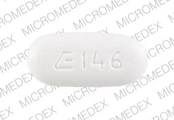Pill Finder: E 146 White Elliptical / Oval - Medicine.com