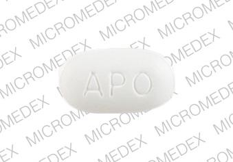 Pill Finder: APO 101 White Elliptical / Oval - Medicine.com