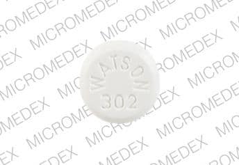 Pill Finder: WATSON 302 White Round - Medicine.com