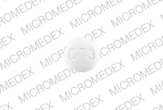 Pill Finder: C73 White Round - Medicine.com