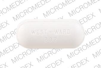Pill Finder: WEST-WARD 292 White Capsule-shape - Medicine.com