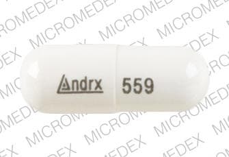 Pill Finder: Andrx 559 White Capsule-shape - Medicine.com