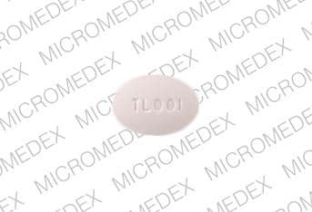 Pill Finder: TL 001 White Elliptical / Oval - Medicine.com