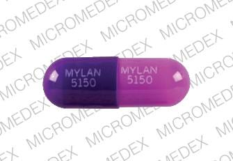 Pill Finder: MYLAN 5150 MYLAN 5150 Purple Capsule-shape - Medicine.com