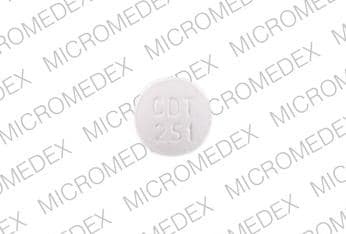 Pill Finder: CDT 251 Pfizer White Round - Medicine.com
