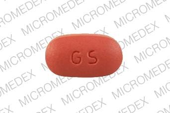 Pill Finder: GS 5CC Red Elliptical / Oval - Medicine.com