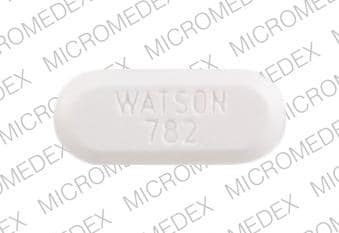 Pill Finder: WATSON 782 White Elliptical / Oval - Medicine.com