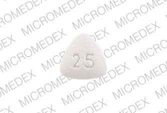 Pill Finder: S 25 White Three-sided - Medicine.com