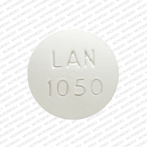 Pill Finder: LAN 1050 White Round - Medicine.com