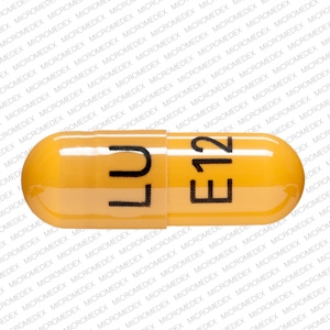Pill Finder: LU E12 Brown Capsule-shape - Medicine.com