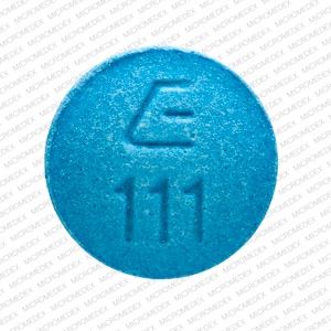 Pill Finder: E 111 Blue Round - Medicine.com