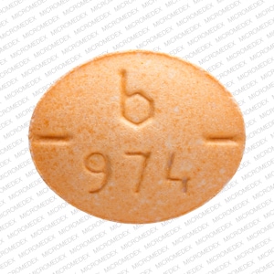 Pill Finder: b 974 3 0 Orange Elliptical / Oval - Medicine.com