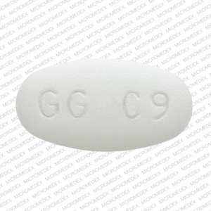 Pill Finder: GG C9 White Elliptical / Oval - Medicine.com