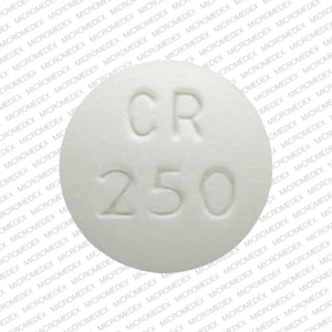 Pill Finder: CR 250 > White Round - Medicine.com