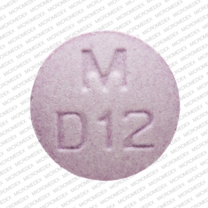 Pill Finder: M D12 Purple Round - Medicine.com