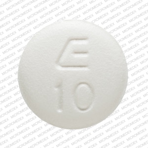 Pill Finder: E 10 White Round - Medicine.com