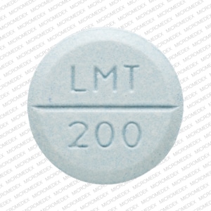 Pill Finder: TARO LMT 200 Blue Round - Medicine.com