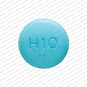 Pill Finder: M H10 Blue Round - Medicine.com