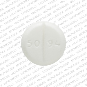 Pill Finder: 50 94 V White Round - Medicine.com