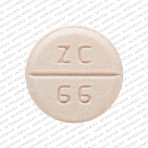 Pill Finder: ZC 66 Peach Round - Medicine.com