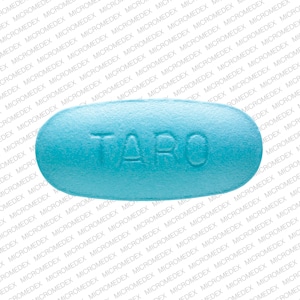Pill Finder: 89 TARO Blue Elliptical / Oval - Medicine.com