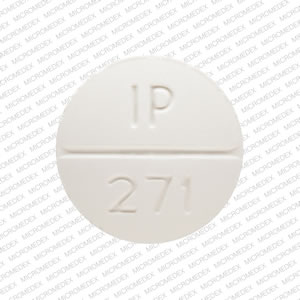 Pill Finder: IP 271 White Round - Medicine.com