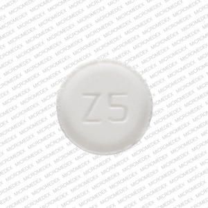 Pill Finder: Z5 White Round - Medicine.com