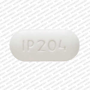 Pill Finder: IP 204 White Elliptical / Oval - Medicine.com