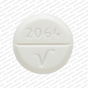 Pill Finder: 2064 V 3 White Round - Medicine.com