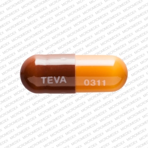 Pill Finder: TEVA 0311 Brown Capsule-shape - Medicine.com