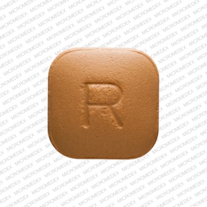 Pill Finder: R 725 Brown Four-sided - Medicine.com