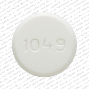 Pill Finder: 1049 White Round - Medicine.com