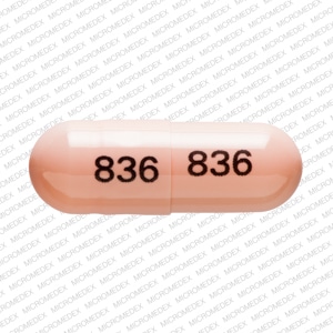 Pill Finder: 836 836 Pink Capsule-shape - Medicine.com