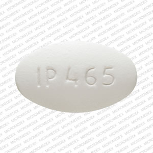 Pill Finder: IP 465 White Elliptical / Oval - Medicine.com