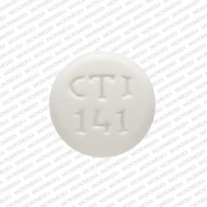 Pill Finder: CTI 141 White Round - Medicine.com
