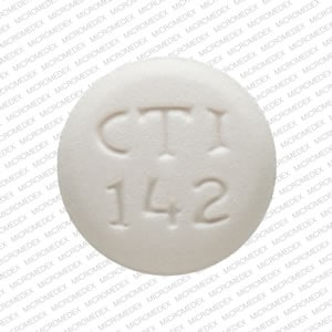 Pill Finder: CTI 142 White Round - Medicine.com