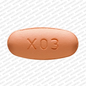 Pill Finder: LU X03 Orange Elliptical / Oval - Medicine.com