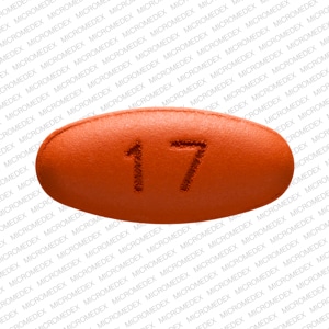 Pill Finder: D 17 Brown Elliptical / Oval - Medicine.com